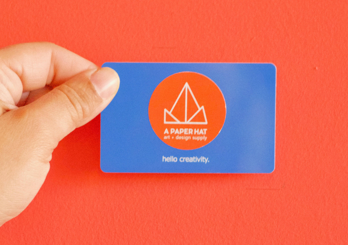 A PAPER HAT gift card – A Paper Hat