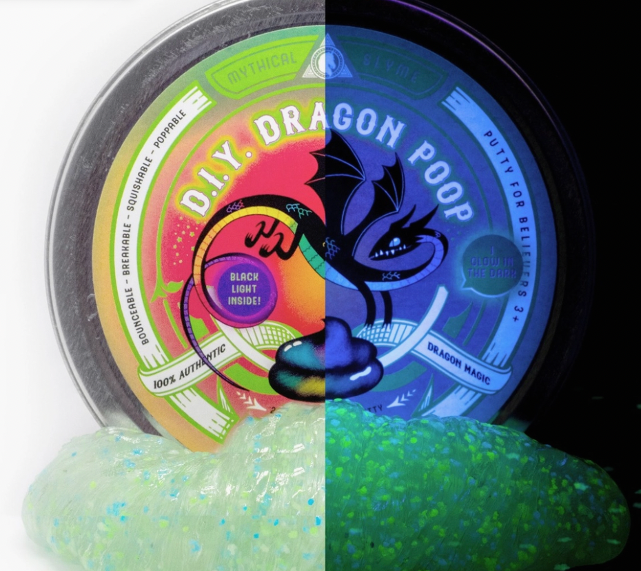 mythical slime glow in the dark slime, assorted themes and sizes – A ...